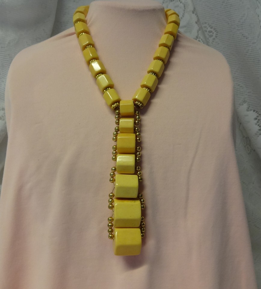 Vintage Test Bakelite Chunky Art Deco Tie Design Geometric Super ...