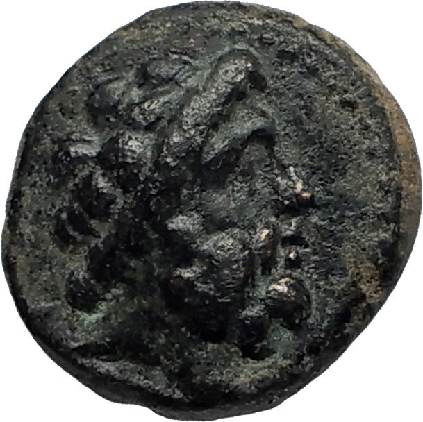 ARADOS in PHOENICIA Authentic Ancient 206BC Greek Coin w ZEUS & GALLEY ...