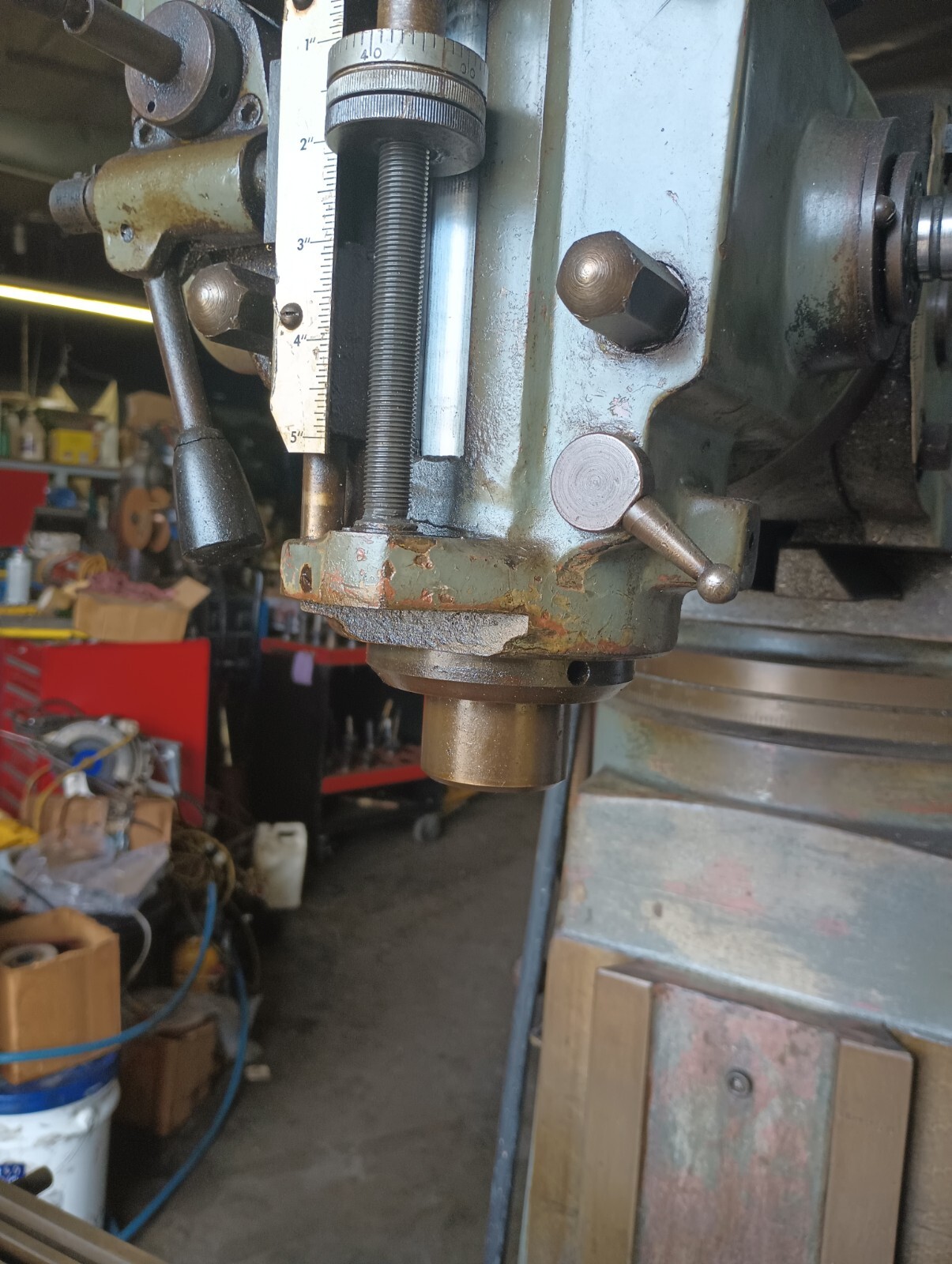 9" x 42", Used Lagun Republic Vertical Knee Milling Machine Mdl. FT-1 ...