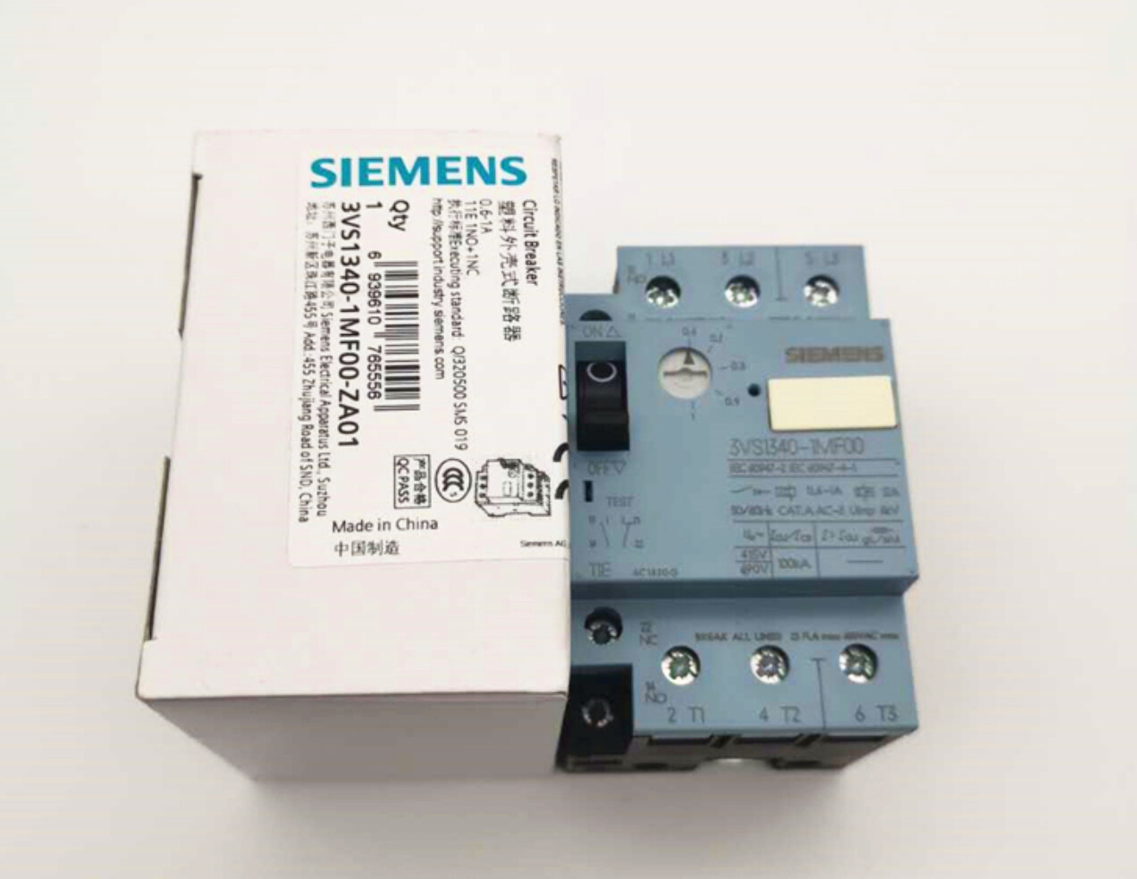 SIEMENS Motor protection Circuit breakers 3VS1340-1MF00 (0.6-1A) | eBay