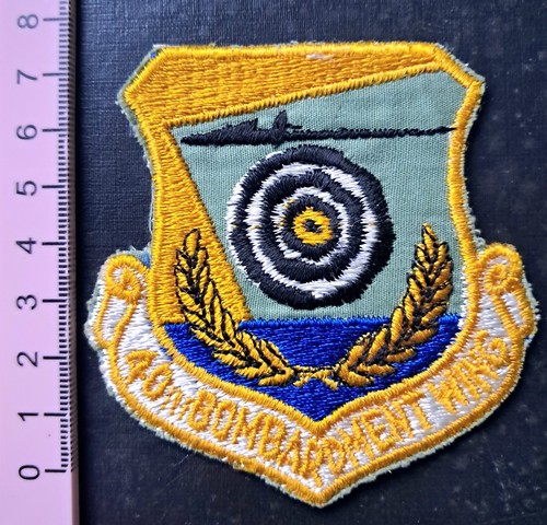 USAF Patch 40th Bomb Wing B-47 Stratojet Strategic Air Command SAC ...