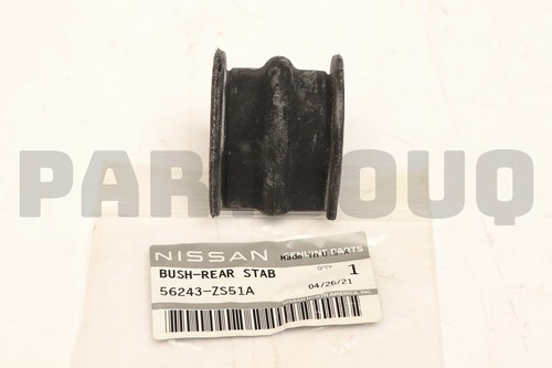 56243ZS51A Genuine Nissan BUSH-REAR STABILIZER 56243-ZS51A | eBay
