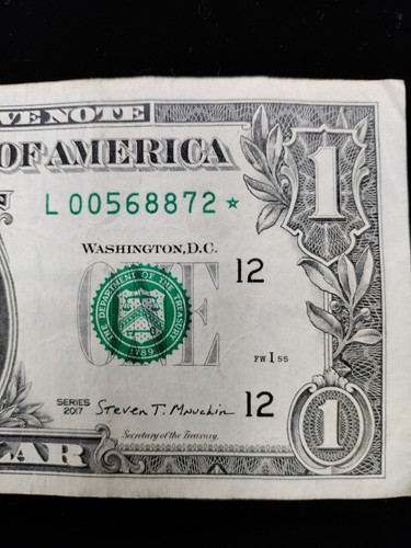 2017 Star Note One Dollar Bill Low Serial # | eBay