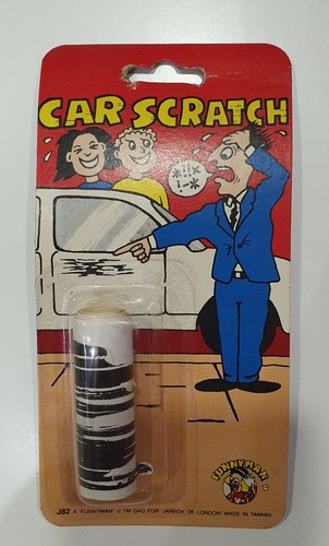 Vintage Original 80s UK FUNNYMAN PRANK Car Scratch Blister Unopened NEW ...