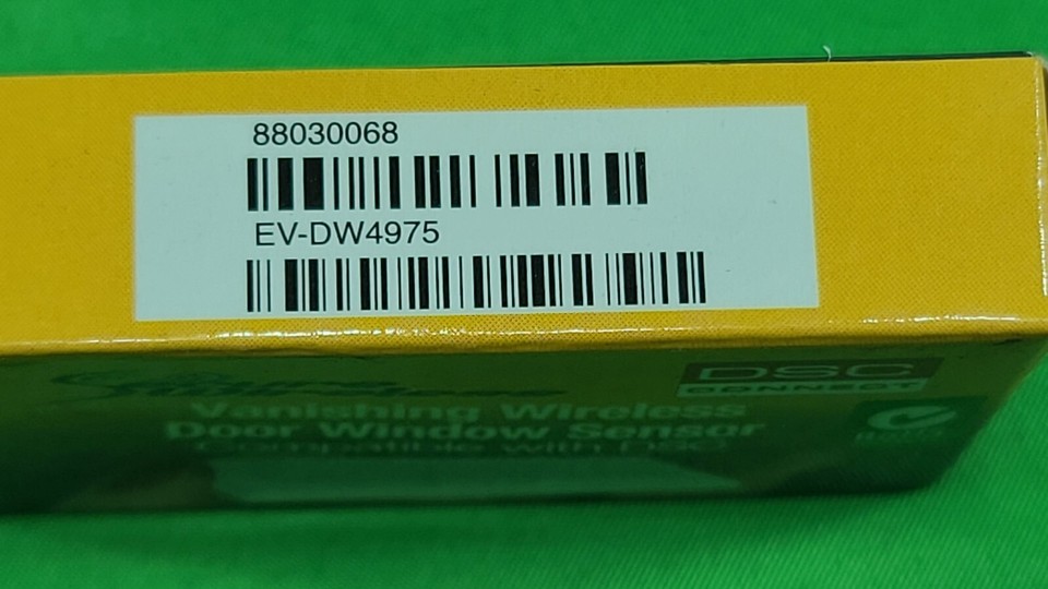 Brand New DSC EV-DW4975 Wireless Vanishing Door/Window Contact, Magnet ...