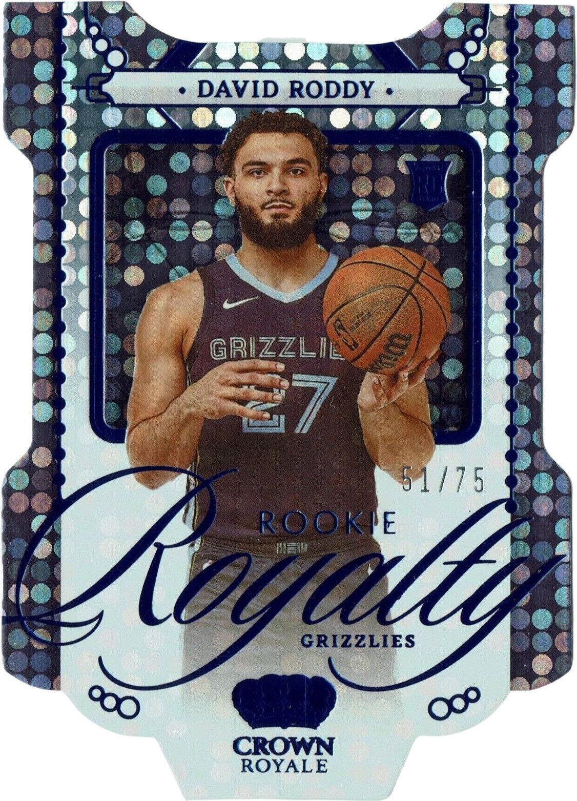 2022-23 Panini Crown Royale - Rookie Royalty David Roddy #23 Blue /75 ...