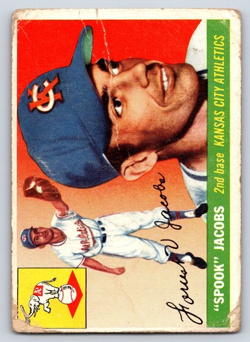 1955 Topps #61 Spook Jacobs Kansas City Athletics Good 24564 | eBay
