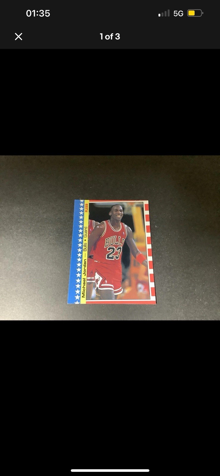 1987 Michael Jordan Fleer Sticker #2 | eBay