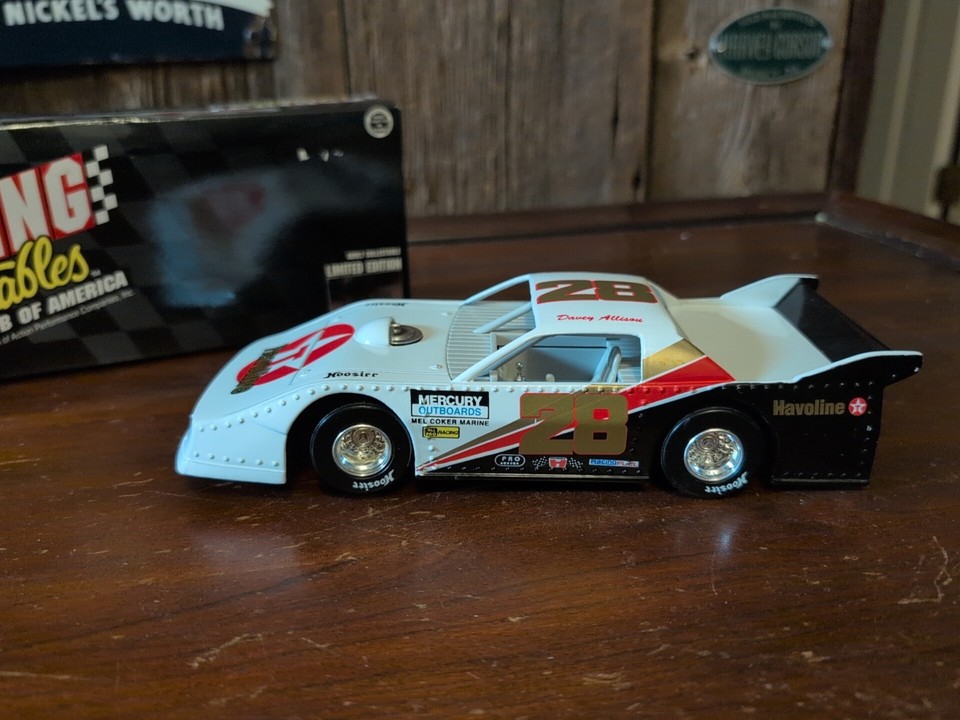 1989 Davey Allison #28 Texaco Havoline Late Model Dirt Car 1:24 Action ...