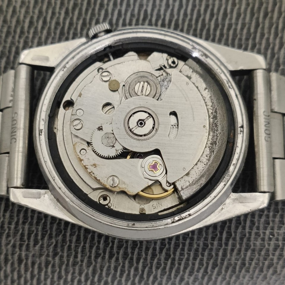 AUTOMATIC VINTAGE SEIKO 5 JAPAN 6309A MENS BLUE COLOR DIAL WATCH a2139 ...