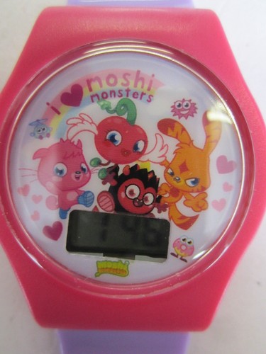 Genuine Small/Kids/Childs/Girls Pink Moshi Monsters MM020 Digital Wrist ...