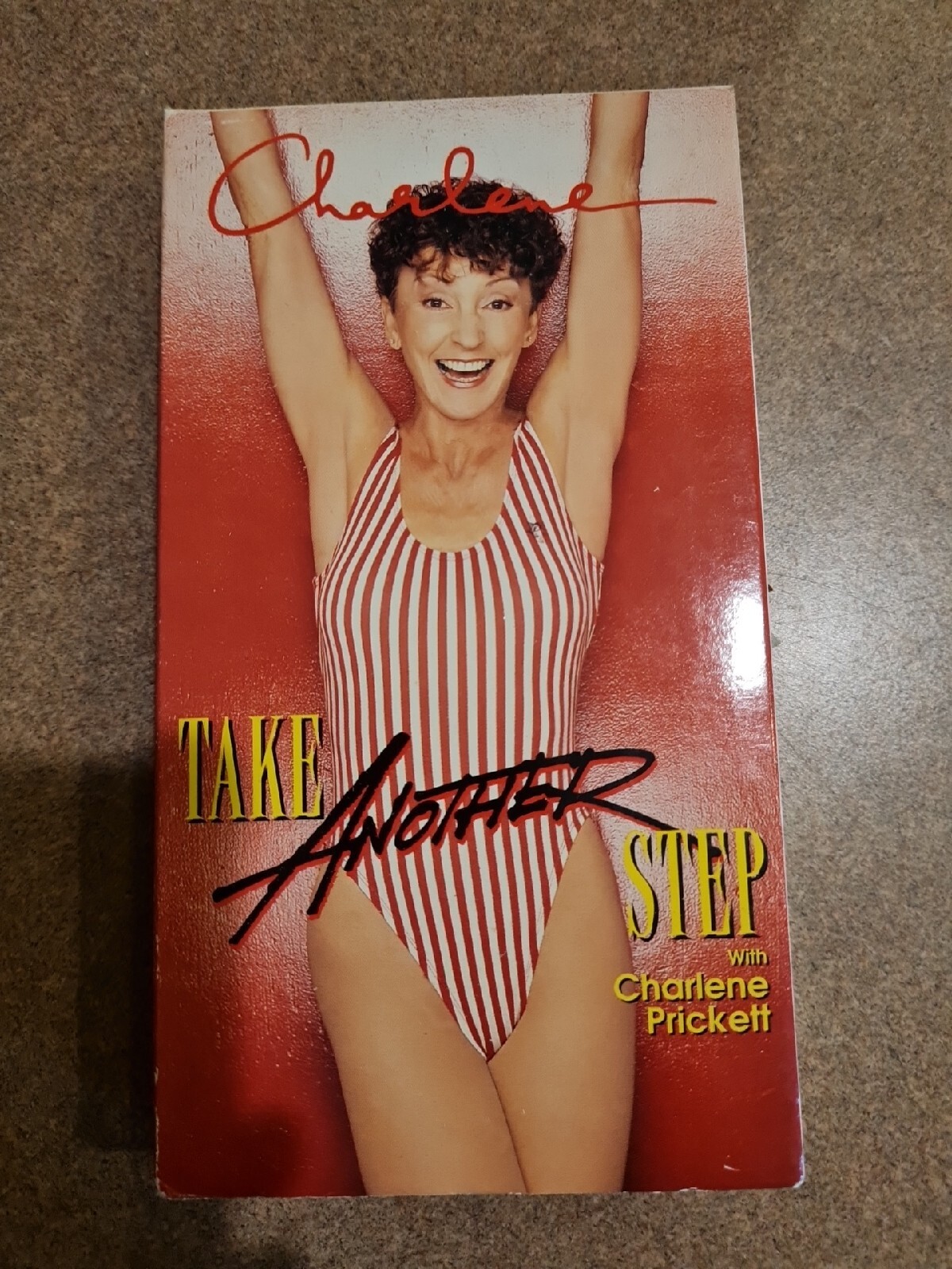 Charlene Prickett Take Another Step VHS Tape Cardio Workout Video Fitness | eBay