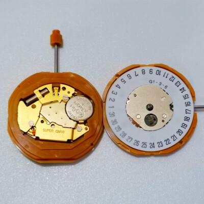 Miyota GM10 Japan Quartz Movement Date at 6 Japan Made | eBay