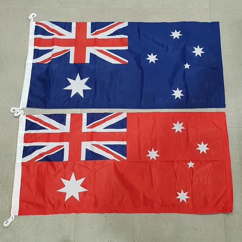 **NEW** 900 x 450mm Australian National Flag & Red Ensign Boat Flags ...