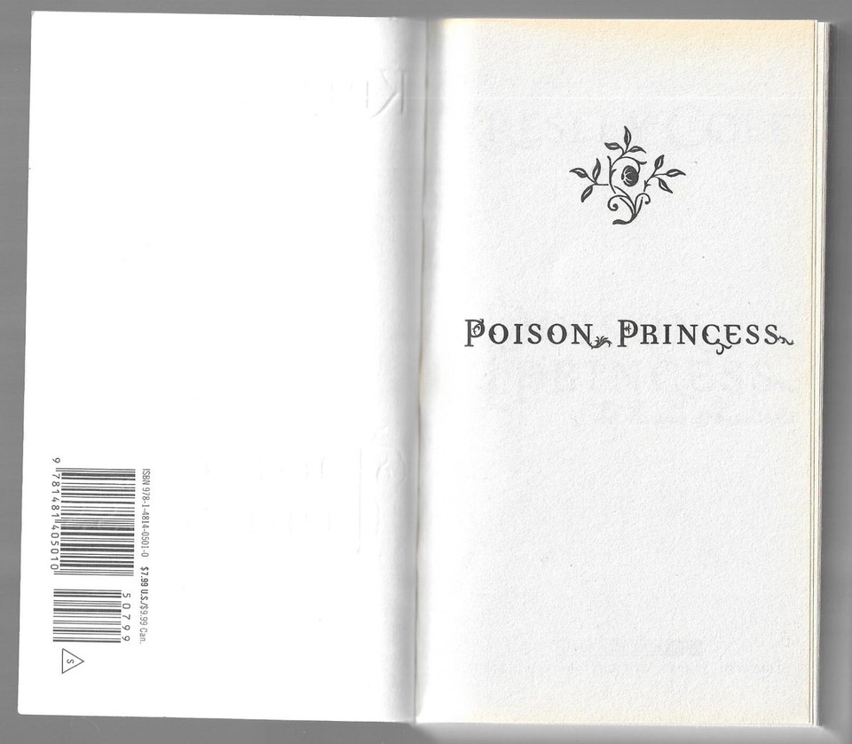Poison Princess by Kresley Cole, Paperback Book | eBay