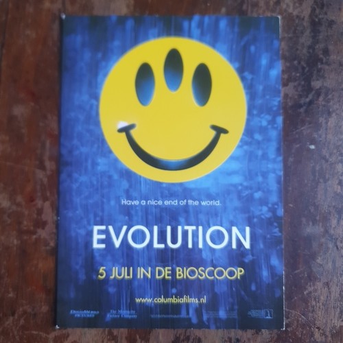 Evolution, Film Promo Postcard, Unposted. 3 Eye Smiley Face. | eBay UK