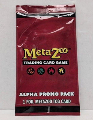 Metazoo TCG Alpha Promo Pack (1 Foil Card) SEALED 2025 | eBay