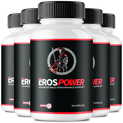 (5 Pack) Eros Power Men Supplement Pills ErosPower Max Performance Male ...