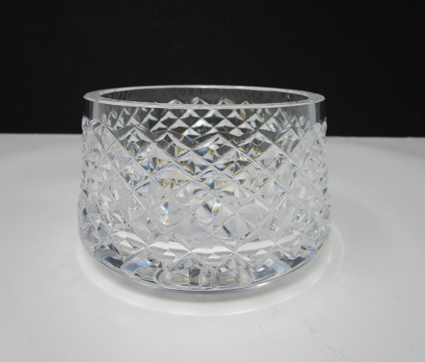 Waterford Crystal Alana Pattern Open Sugar Bowl Candy Snack Bowl ...