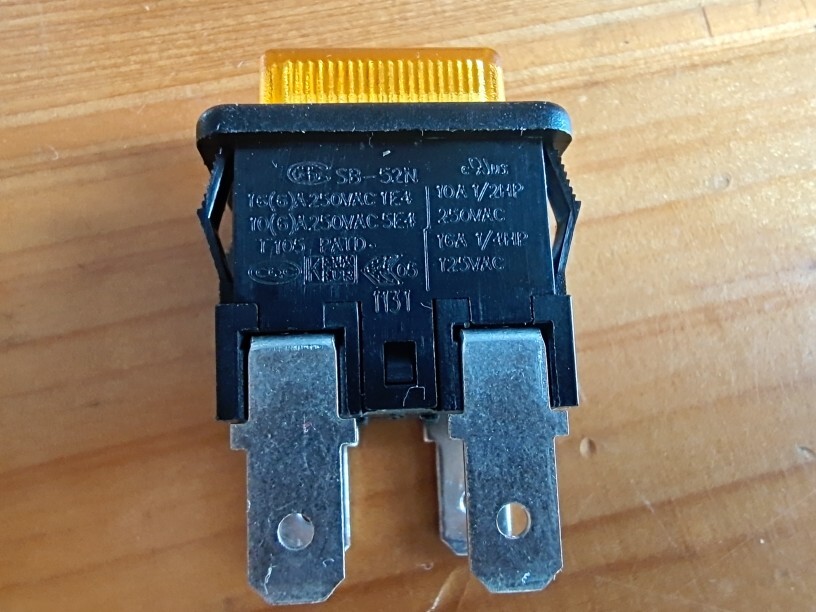 2PCS Cmm SB-52N 4-pin 16A250VAC Vacuum Cleaner Button Switch Self ...