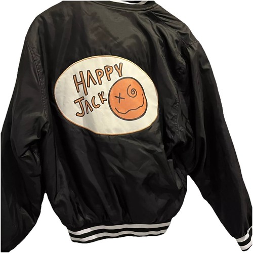 Halloway bomber jacket with "Happy Jack" face | eBay