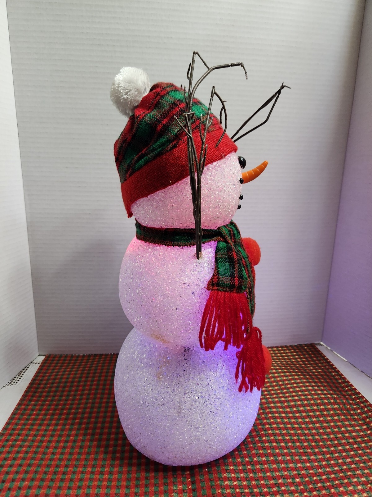 Vintage Color-Changing Snowman 16 inches in height | eBay