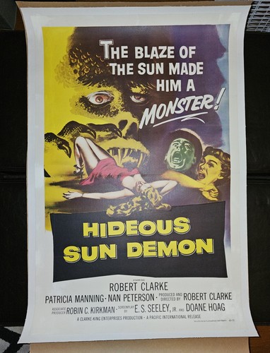 Hideous Sun Demon ORIGINAL 1959 Linenback B Movie Poster US 1-Sheet ...