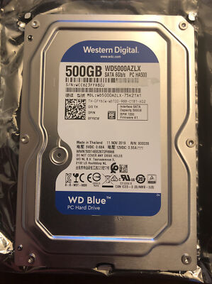 NEW Western Digital WD5000AZLX 500GB 3.5" HDD 0FY6CW FY6CW - QUICK SHIP ...