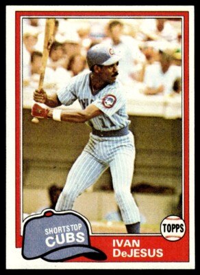 1981 Topps Ivan DeJesus Chicago Cubs #54 | eBay
