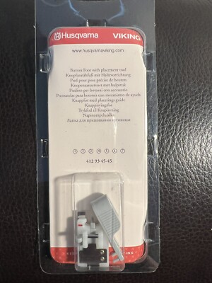 Button Foot w/ Placement Tool That Fits Many Viking Husqvarna | eBay