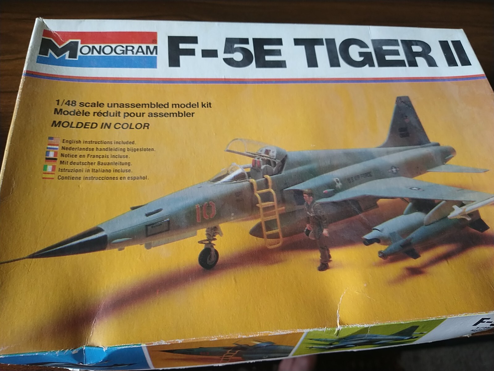 Monogram F-5E Tiger II Model Kit 5407 Sealed 1/48 Scale Vintage | eBay