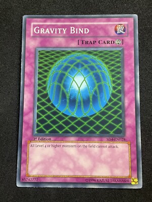 Gravity Bind SD4-EN028 Common 1st Edition Yu-Gi-Oh ~ Fast Shipping ~ | eBay