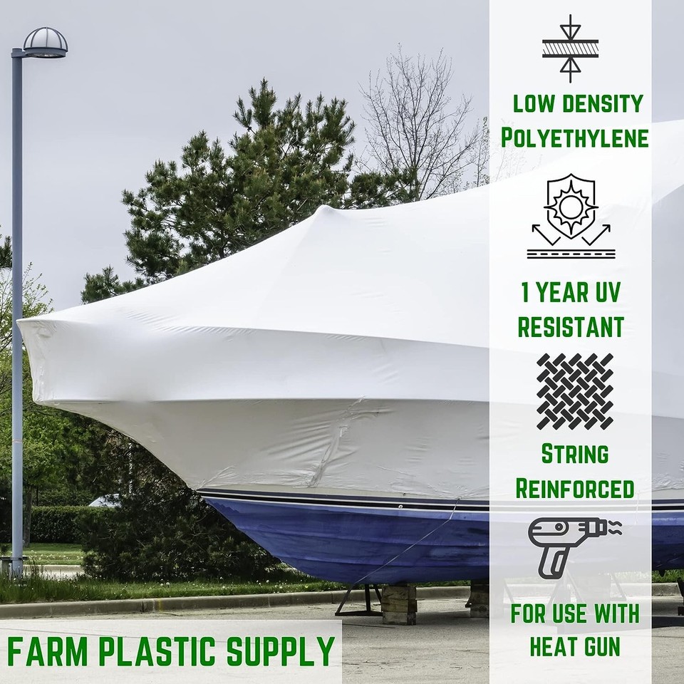 Farm Plastic Supply - 10 Mil String Reinforced Plastic Shrink Wrap | eBay