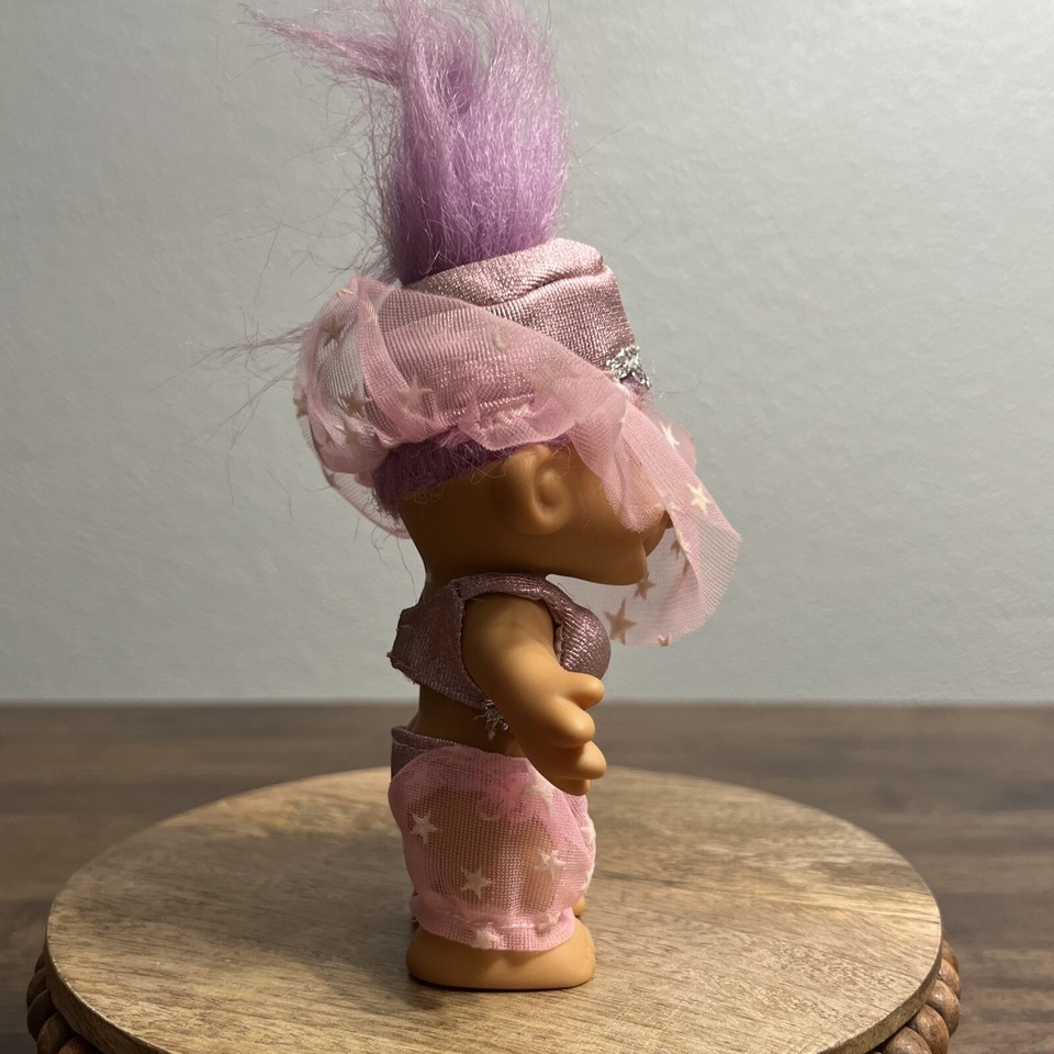Russ Troll Doll Belly Dancer Genie Gypsy 5” Purple Hair Pink Outfit | eBay