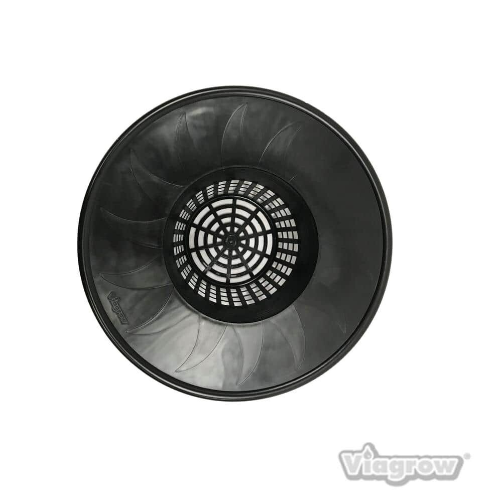 6 in. Black Pot Bucket Lid Inserts (6-Pack) – Hydroponic Net Pot Covers ...
