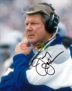 Jimmy Johnson Signed 8x10 Photo Autographed Dallas Cowboys reprint | eBay