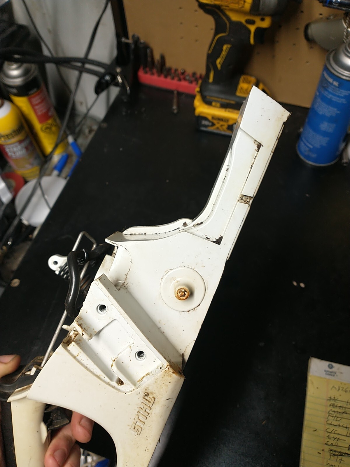 OE Stihl MS261 C Chainsaw Fuel Tank Throttle Assembly | eBay