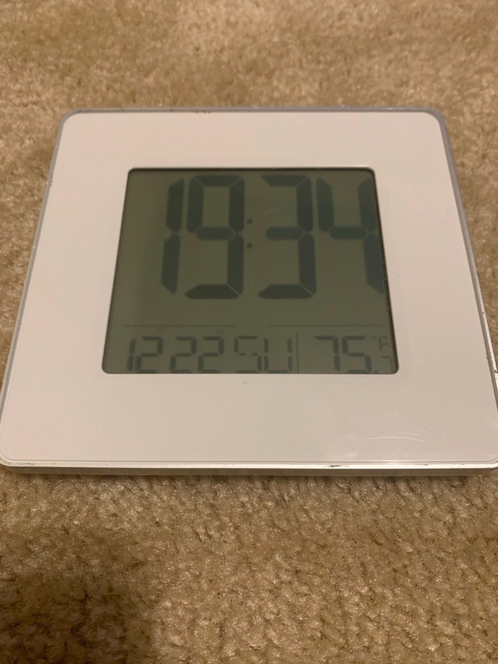 Capello Self-Setting Atomic Clock Calendar Indoor Temperature Model CA ...