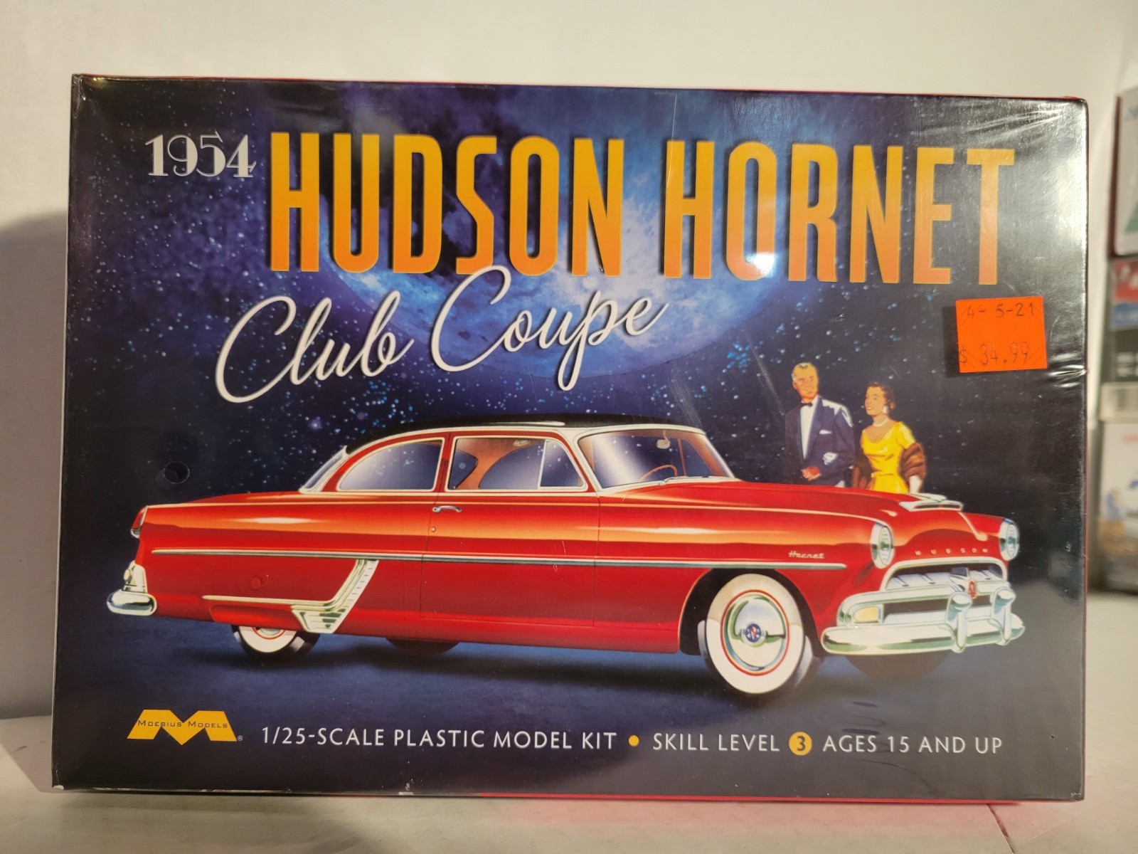 Moebius Models 1954 Hudson Hornet Club Coupe Sealed Model Kit D-5 | eBay
