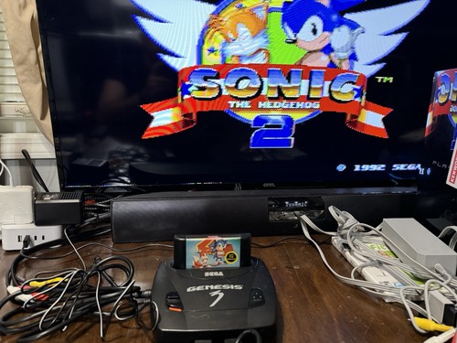 Sega Genesis 3 Console With 2 Controllers And 4 CIB Games | eBay