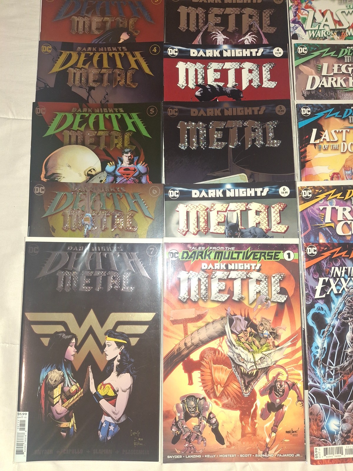 Lot of DC Comics Death Metal Comic Books with Death Metal Tie-In's | eBay
