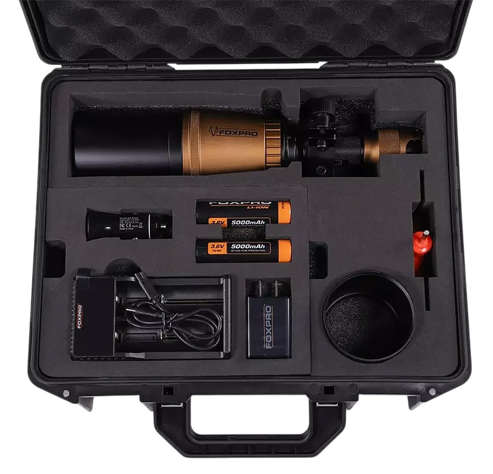 FOXPRO Quad Fire Gun Mounted LED Light, Rail Mount (QUADFIREGM) | eBay