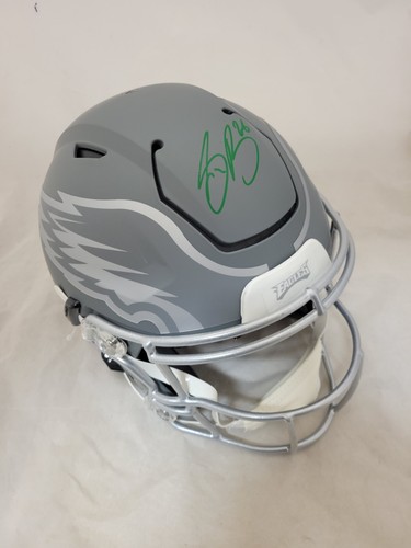 SAQUON BARKLEY SIGNED PHILADELPHIA EAGLES SLATE SPEEDFLEX AUTHENTIC ...