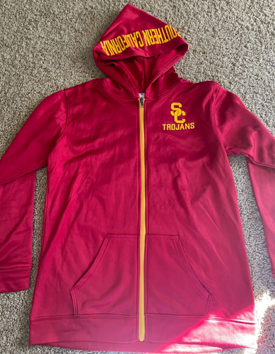 USC Trojans Hoodie Jacket Rivalry Threads Zip Up Size XL Southern ...