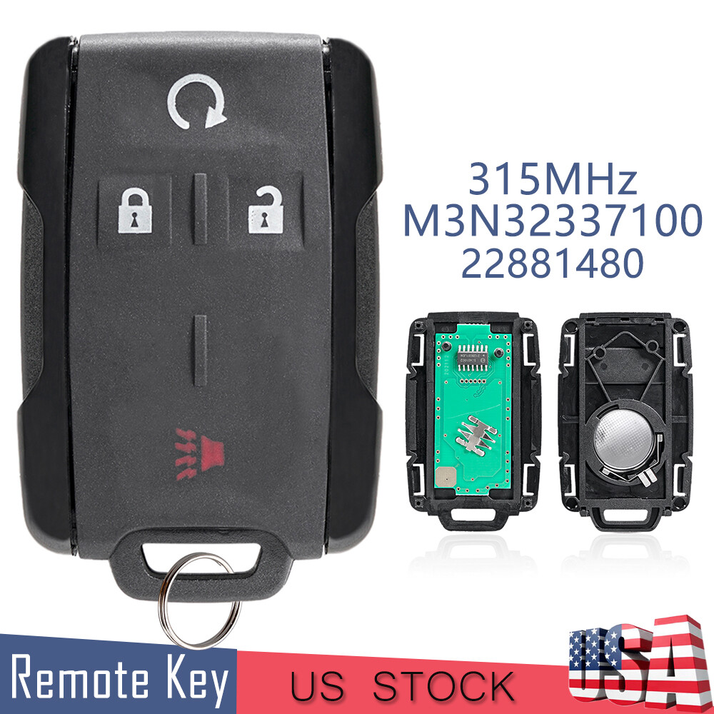 Keyless Remote Car Key Fob 4B for GMC Canyon Chevy Colorado 2015 - 2022 ...