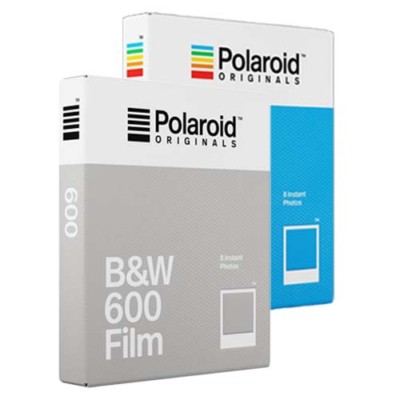 Polaroid 600 Instant Film - DOUBLE Pack - 1x Color film 1x B&W film | eBay