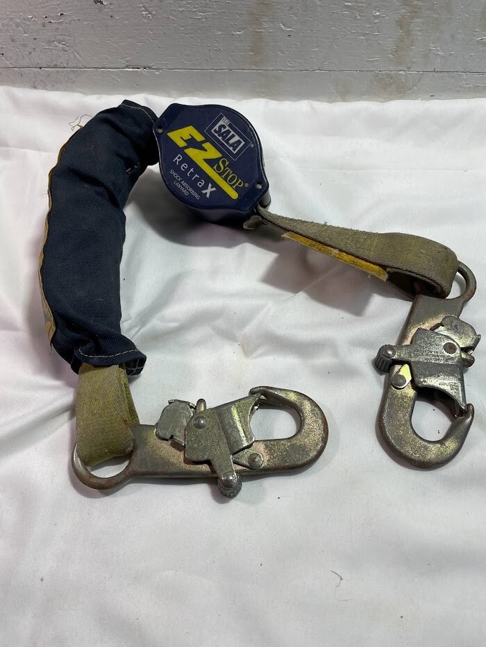 DBI SALA 6' EZ-Stop II 2 Web Shock Absorbing Lineman Lanyard 1221460 ...