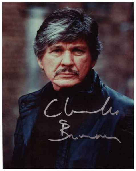 Charles Bronson Autographed 8x10 Photo for sale online | eBay