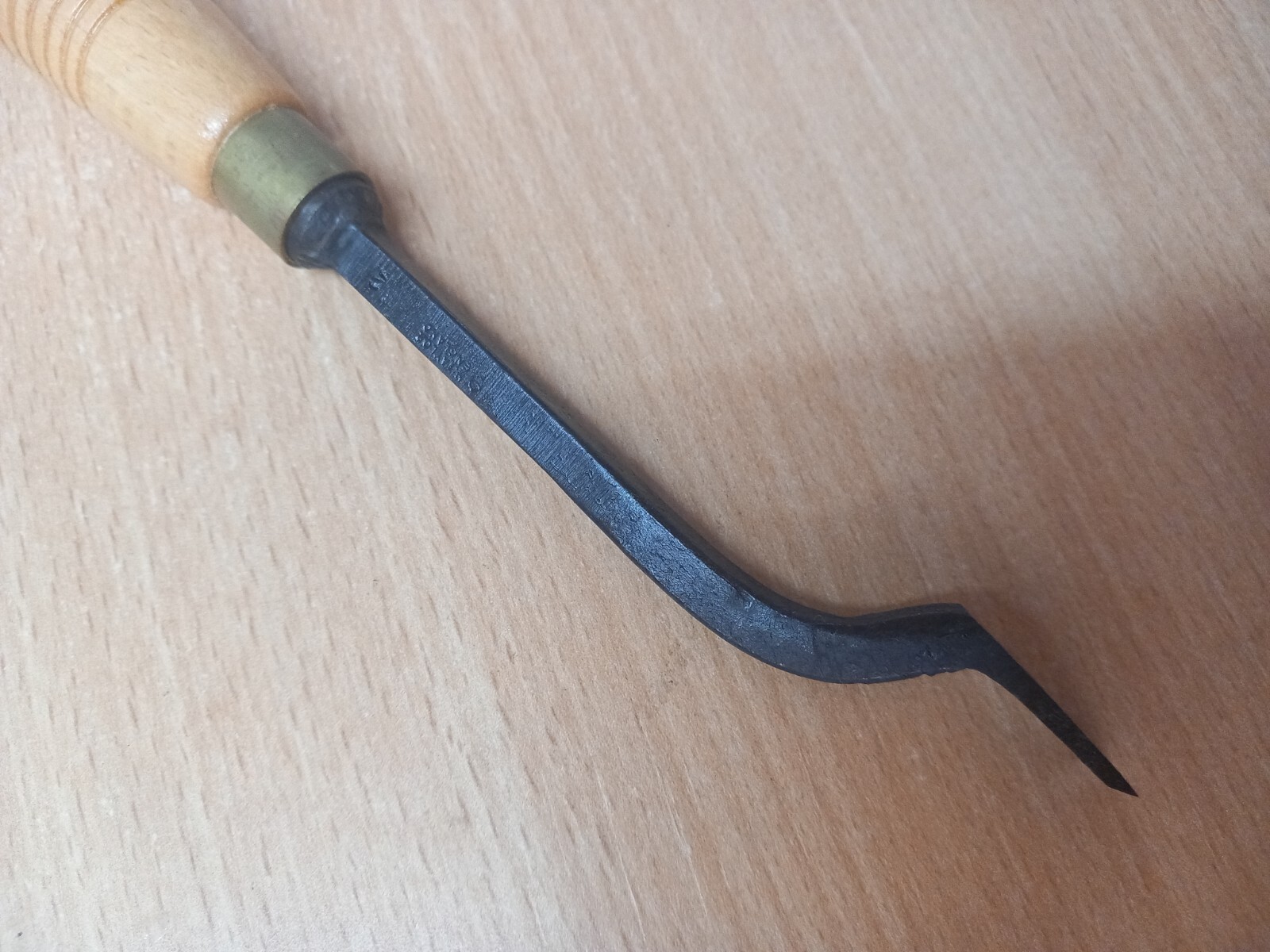 Henry Taylor Tools Sheffield Acorn Woodcarving Dog Leg Chisel 1/2" 13mm ...