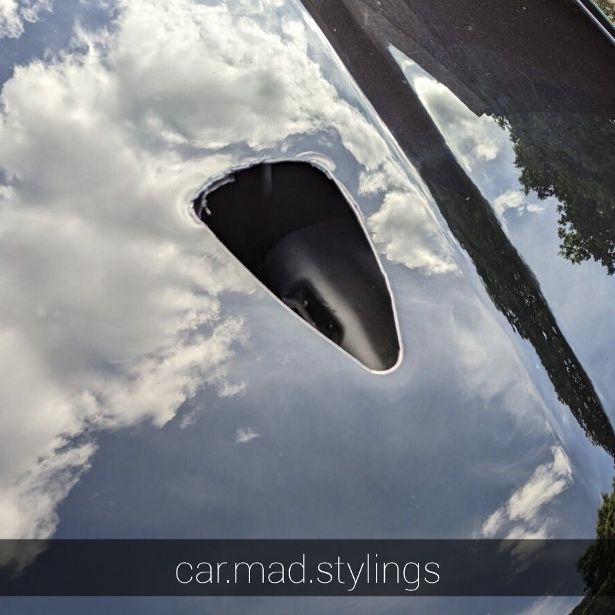 Bullet Type 3 Bonnet Vent Black Plastic/Scoop/Air Intake Universal/VXR ...